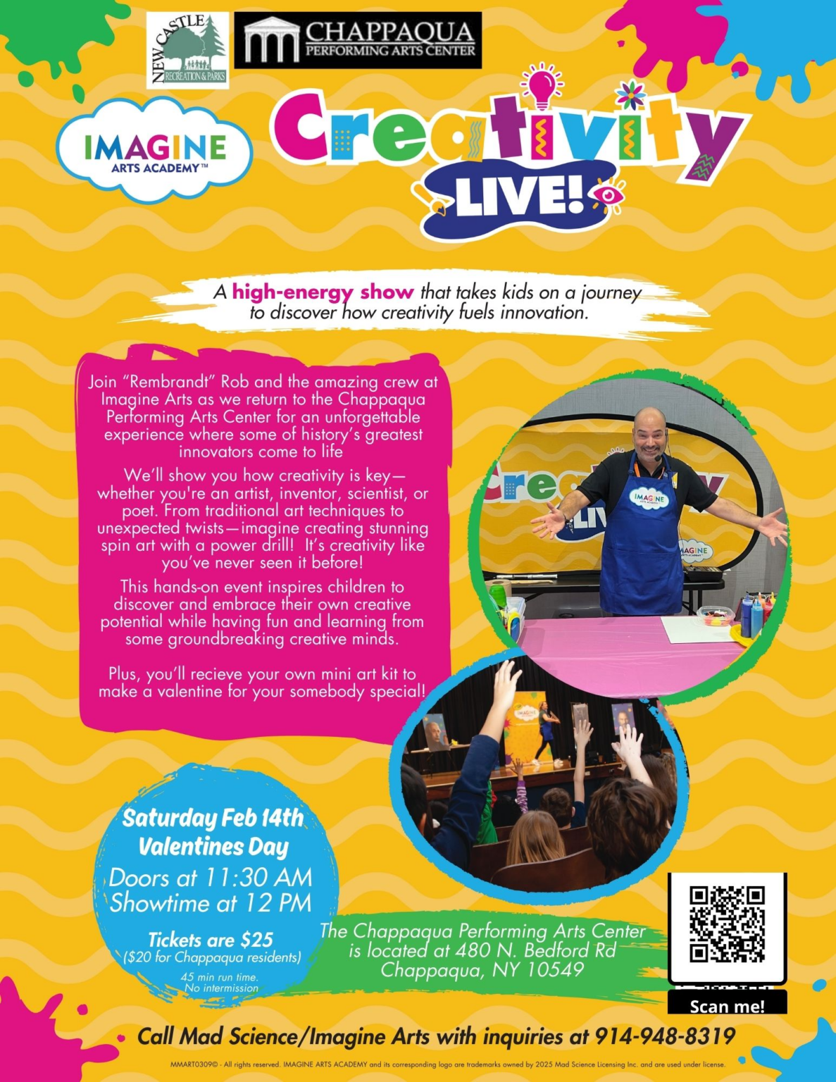 Creativity Live! The Art Show | Chappaqua Performing Arts Center